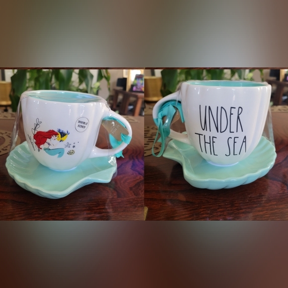 Rae Dunn | Dining | Rae Dunn Ariel Disney Princess Mug Shell Set | Poshmark